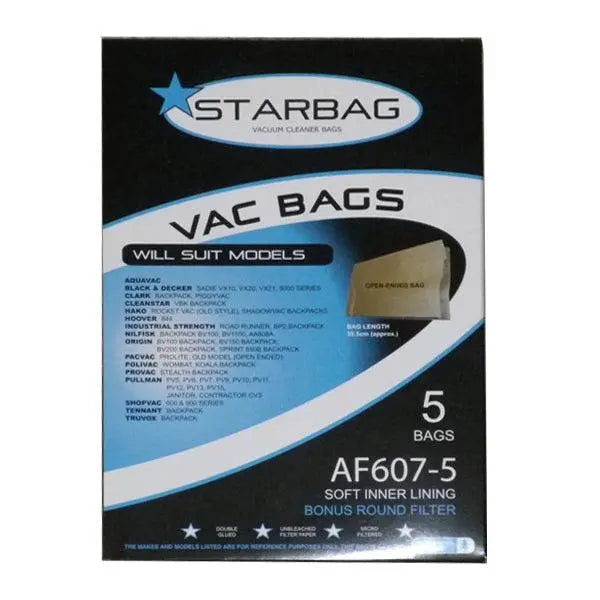 Starbag AF607-5 Paper Vacuum Cleaner Bags – Crystalwhite Cleaning Supplies