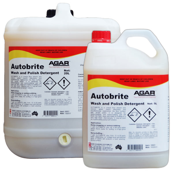 Agar Autobrite Wash and Polish Floor Detergent