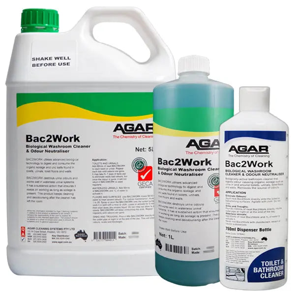 Agar Bac2Work Biological Bathroom Cleaner GECA Certified