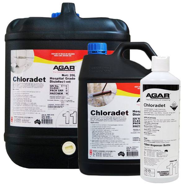 Agar Chloradet Hospital Grade Disinfectant | High Foaming Cleaner