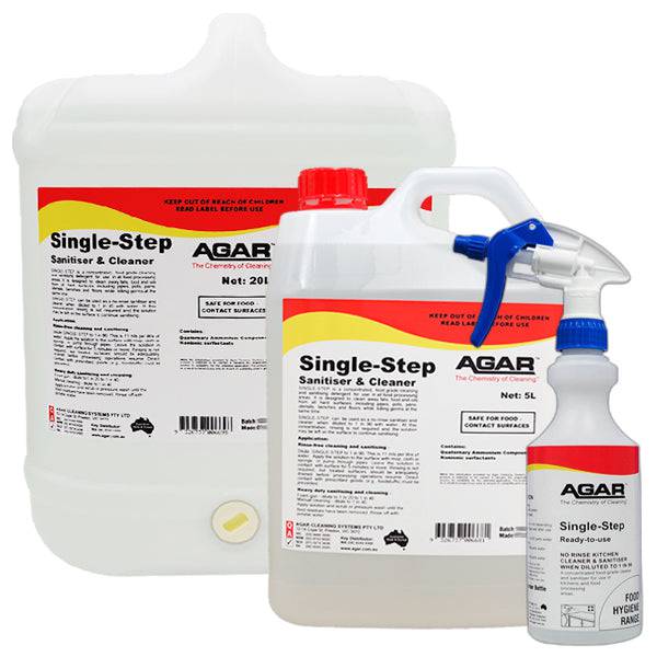Agar Single Step Food Grade Sanitiser and Cleaner