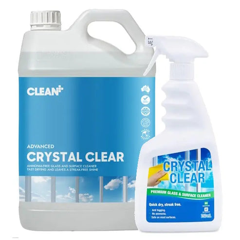 Clean Plus Advanced Crystal Clear Glass Cleaner | Crystal White