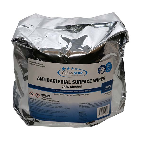 Cleanstar Antibacterial Surface Wipes | Bulk Buy