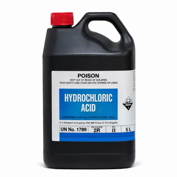 Hydrochloric Acid 5Lt | Spirit of Salts | HCI 330g/L