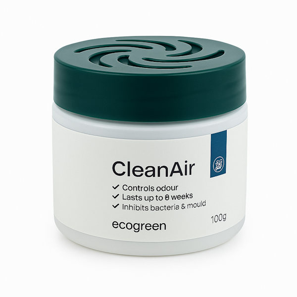 EcoGreen CleanAir 100g Control Odour – Crystalwhite Cleaning Supplies