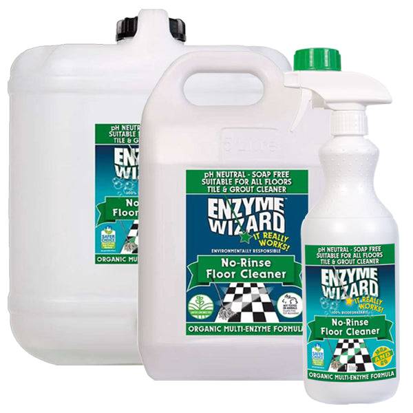 Enzyme Wizard No Rinse Floor Cleaner – Crystalwhite Cleaning Supplies