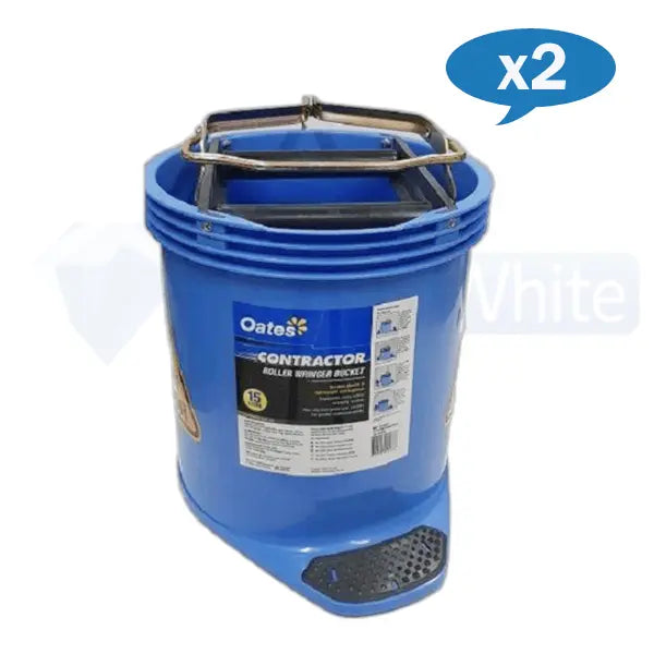 Oates Contractor Wringer Mop Bucket 15Lt | Crystalwhite Cleaning Supplies