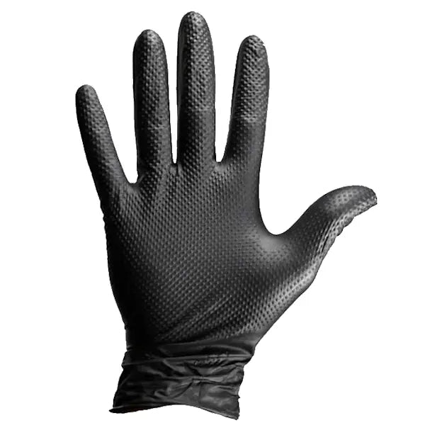 ProVal Premium Heavy Duty Black Nitrile Glove – Crystalwhite Cleaning ...