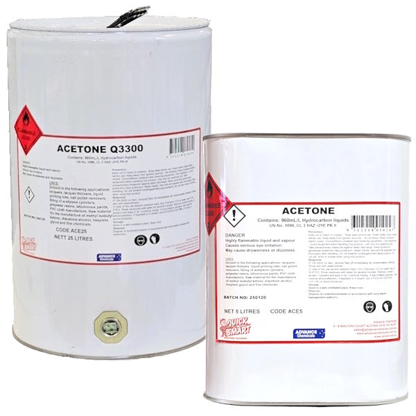 Quick Smart Acetone 960ml/l Hydrocarbon Liquids
