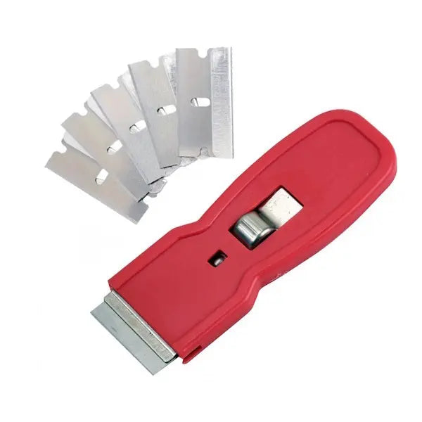 Crystalwhite Retractable Pocket Scraper 40mm with 5 Blades