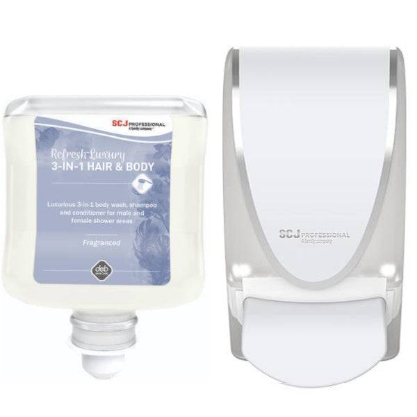 SC Johnson Deb Refresh Luxurious Body Wash, Shampoo and Conditioner