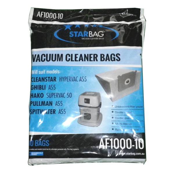 Starbag AF1000-10 Vacuum Cleaner Bags – Crystalwhite