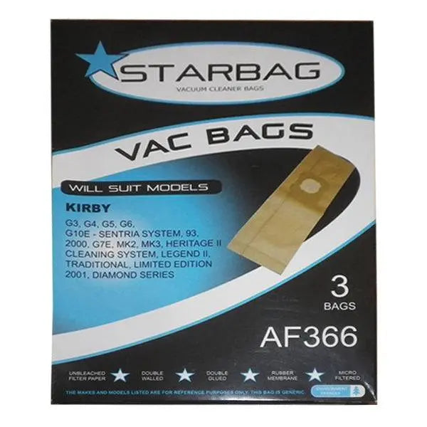 StarBag AF366 Vacuum Cleaner Bags – Crystalwhite