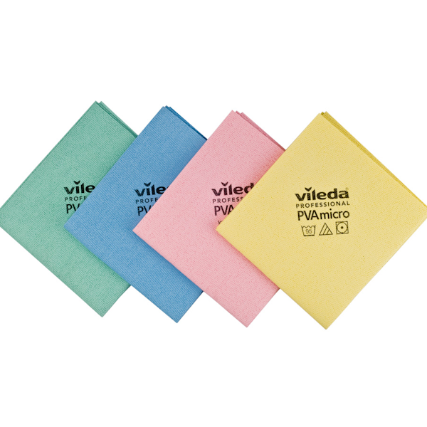 Vileda Professional Pva Micro | Vileda Microfibre Cloth – Crystalwhite ...