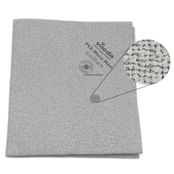 Vileda PVA Micro Max Grey | Car Cleaning Cloth | 72cm X 58cm – Crystalwhite