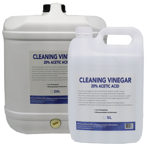 Cleaning Vinegar 20% Acetic Acid | Crystal White