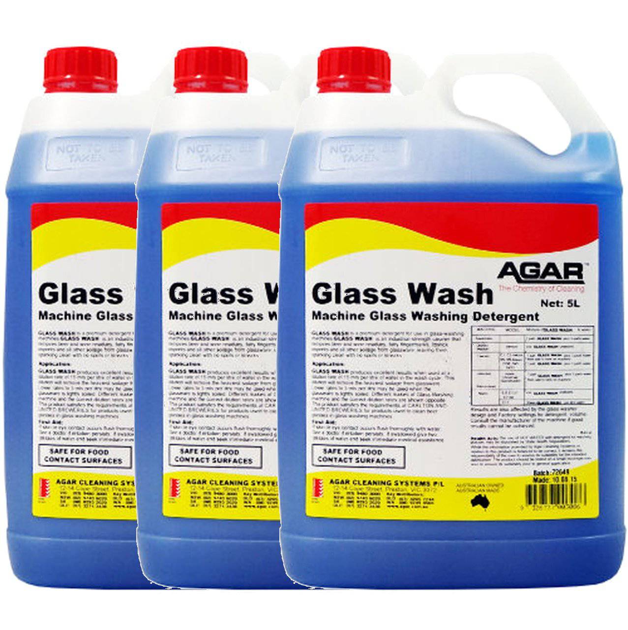 Agar Machine Glass Wash Detergent | Crystalwhite Cleaning Supplies