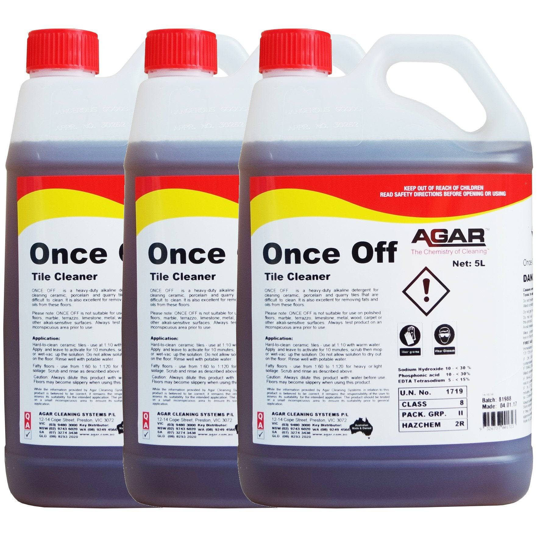 Agar Once Off Tile Floor Cleaner | Crystalwhite Cleaning Supplies