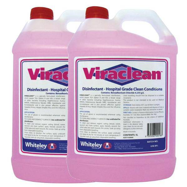 Whiteley Viraclean 5Lt Disinfectant Hospital Grade | Crystalwhite ...